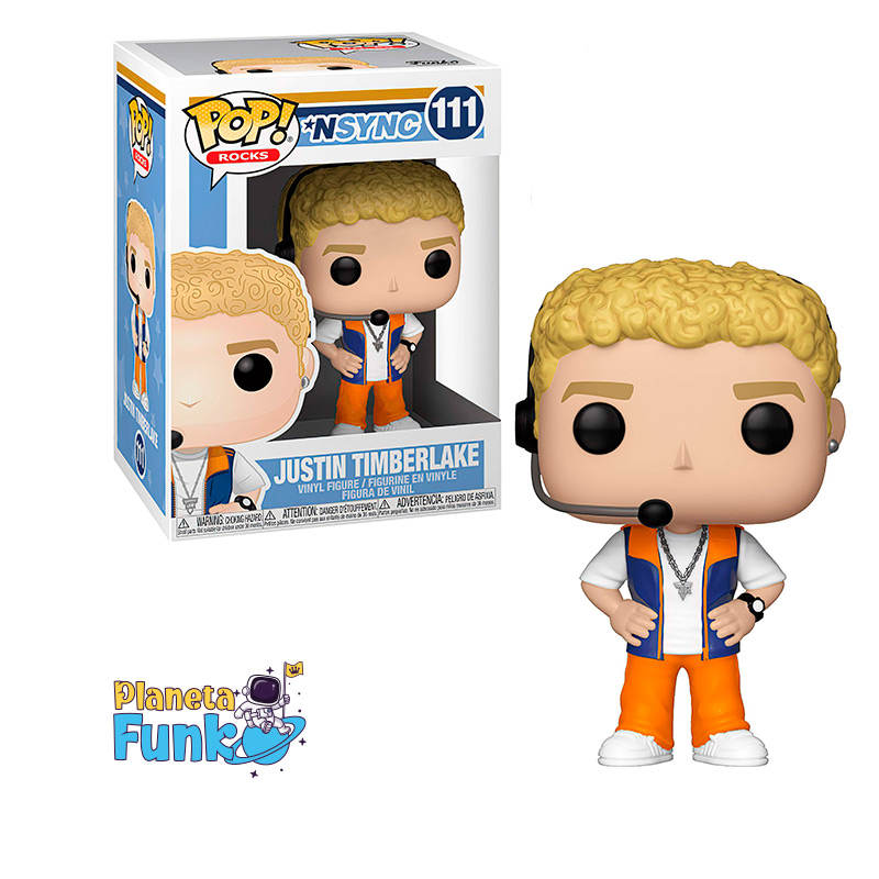 Funko Pop! Rocks - N'Sync - Justin Timberlake 111 - Planeta Funko