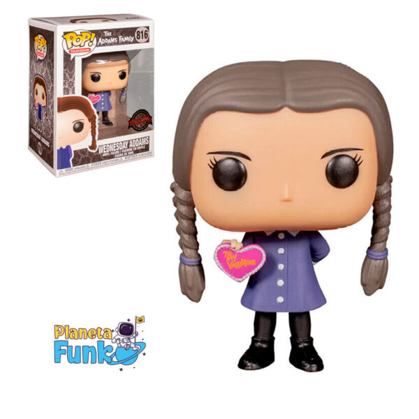 Funko Pop! The Addams Family Wednesday Merlina Addams 816 - Planeta Funko