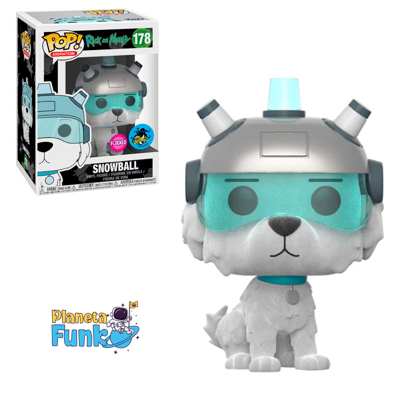 Funko Pop! Rick and morty - Snawball Flocked 178 - Planeta Funko