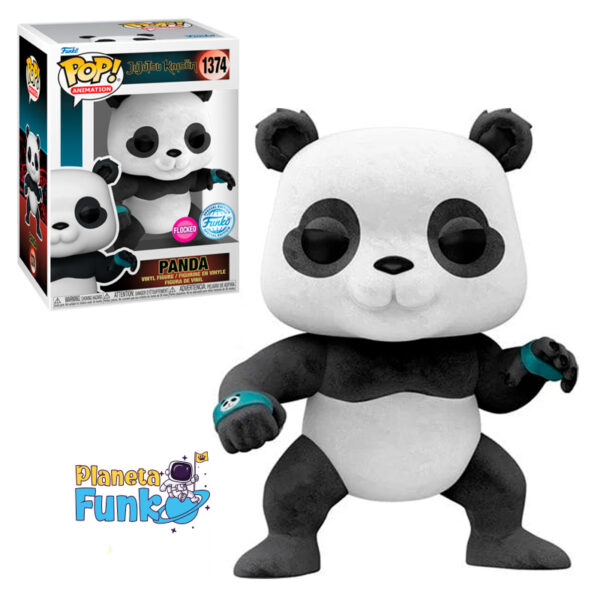Figure Funko Pop! Jujutsu Kaisen Panda 1374 Flocked - Planeta Funko