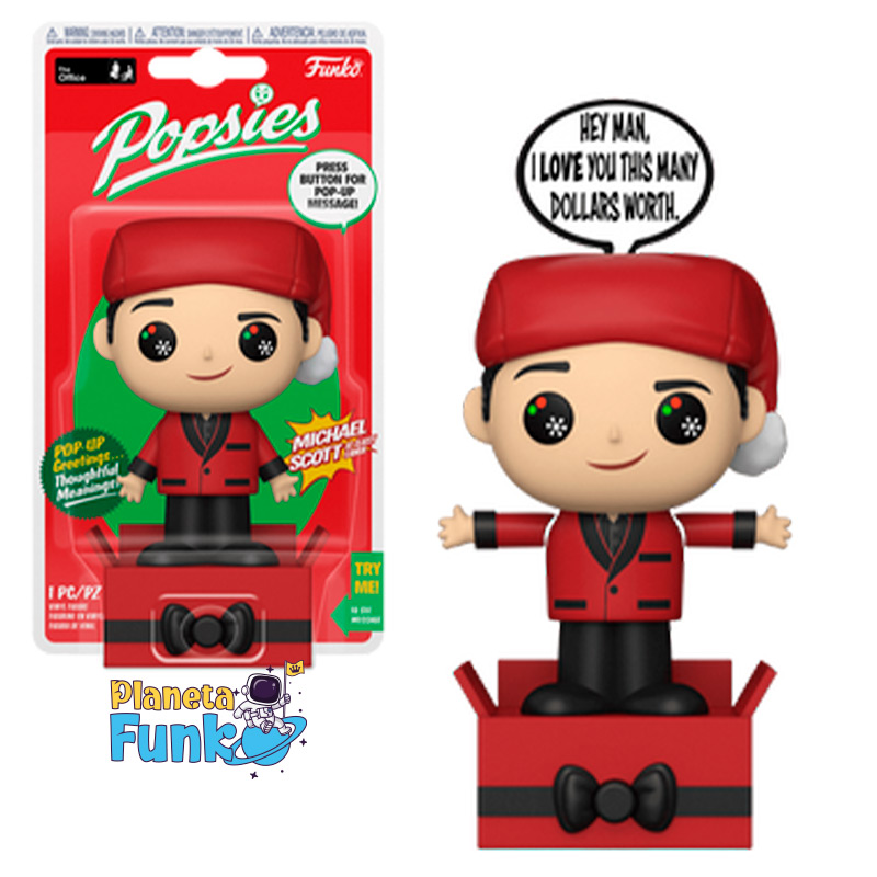 Funko Pop! Popsies The Office Classy Santa Michael - Planeta Funko