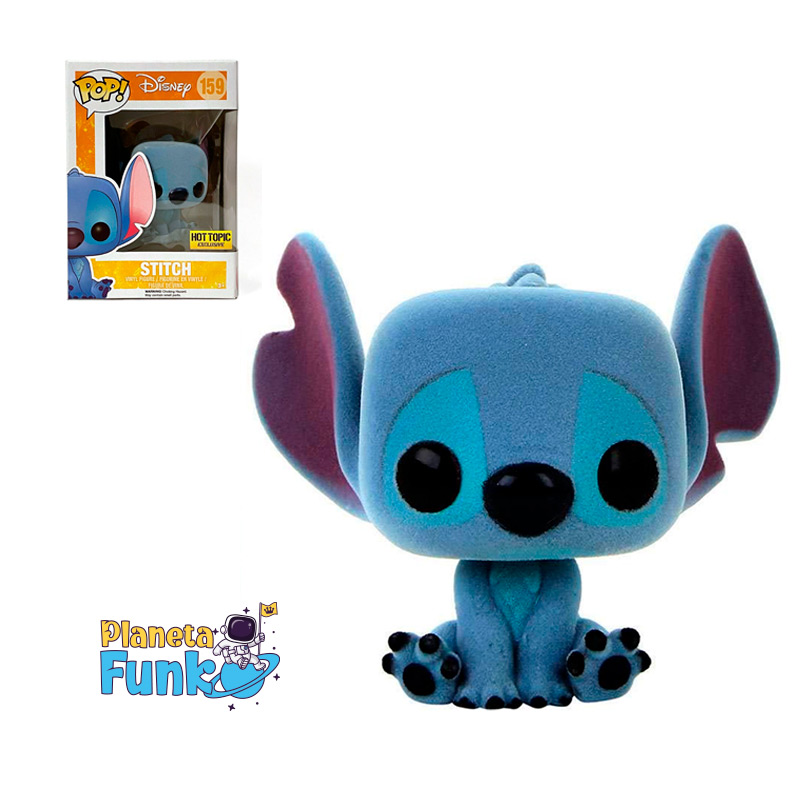 Funko Pop! Disney Stitch 159 Flocked - Planeta Funko
