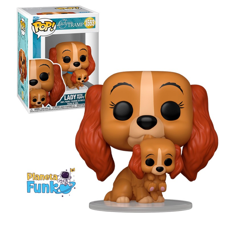 Funko Pop! La Dama y el Vagabundo Lady with Puppy 1553 - Planeta Funko