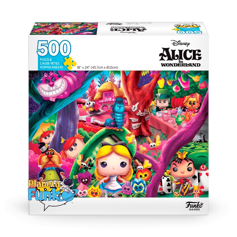 Funko Puzzles! Disney Alicia en el Pais de las Maravillas Rompecabezas ...