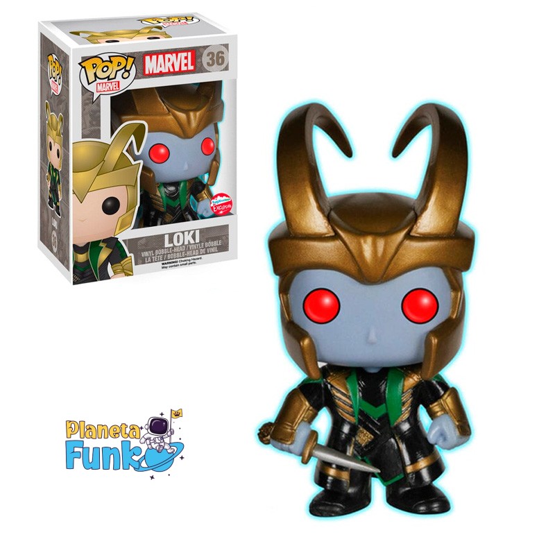 Funko Pop! Marvel Loki (Frost Giant) 36 Glow in the Dark Exclusivo ...