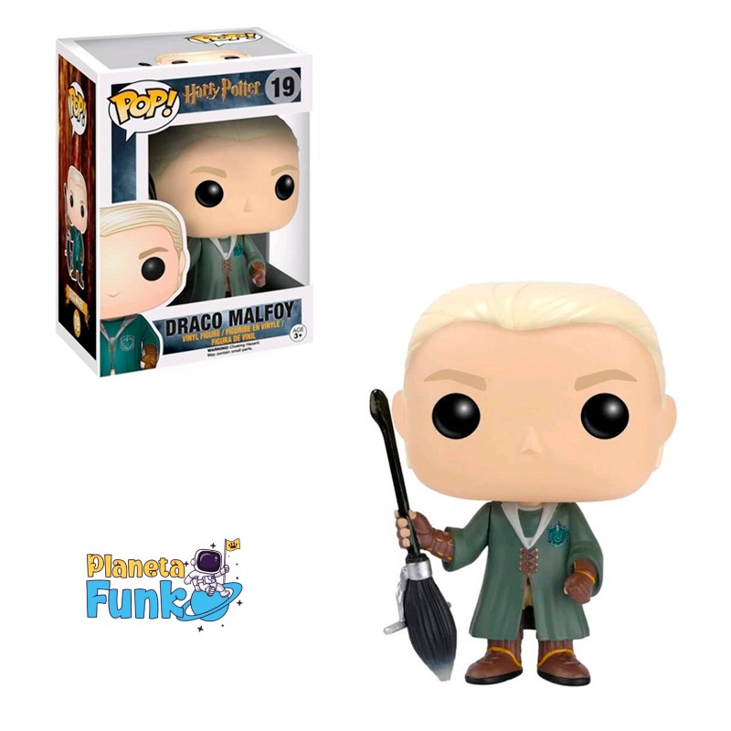Funko Pop Harry Potter Draco Malfoy (Quidditch) 19 - Planeta Funko