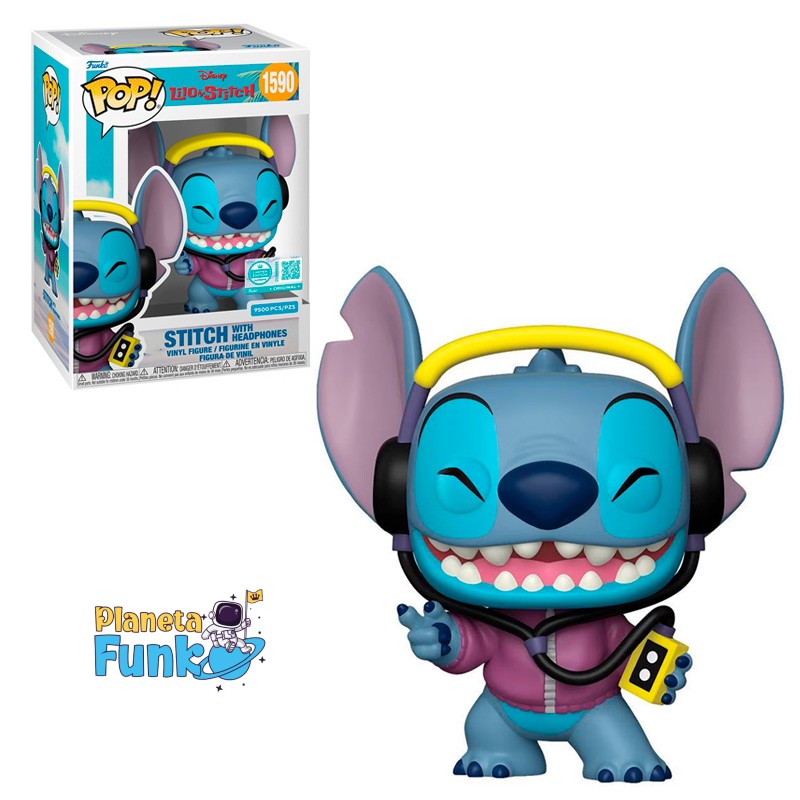 Funko Pop! Disney Stitch with Headphones 1590 Limitado a 9500 pcs ...