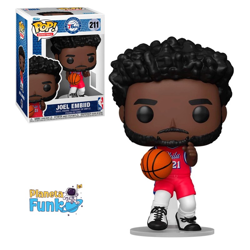 Funko Pop NBA 76ers Joel Embiid 211 - Planeta Funko