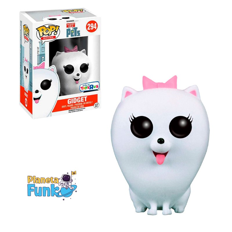 Funko Pop The Secret Life of Pets Gidget (Flocked) 294 - Planeta Funko